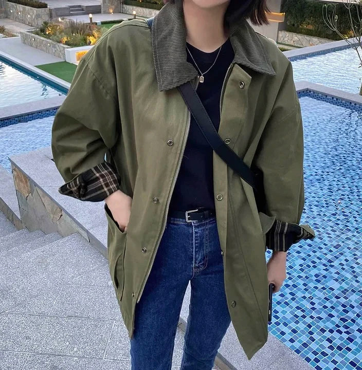 Retro Turn Down Collar Corduroy Jackets – Tomscloth