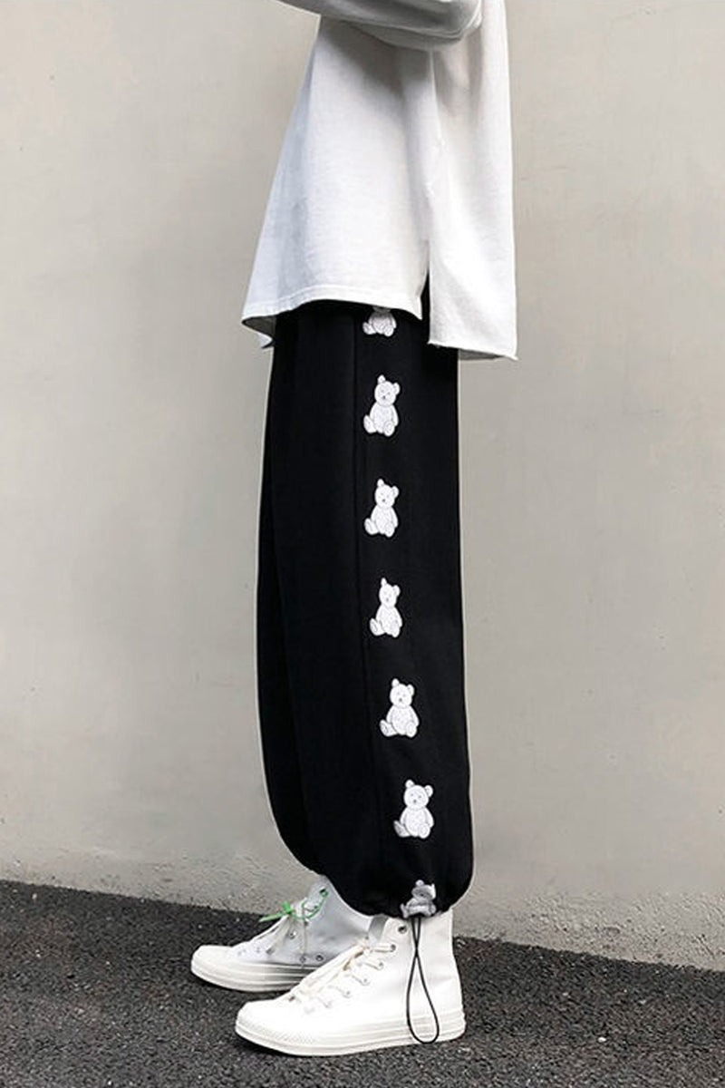 Bear Side Printed Jogger Sweatpants – Tomscloth