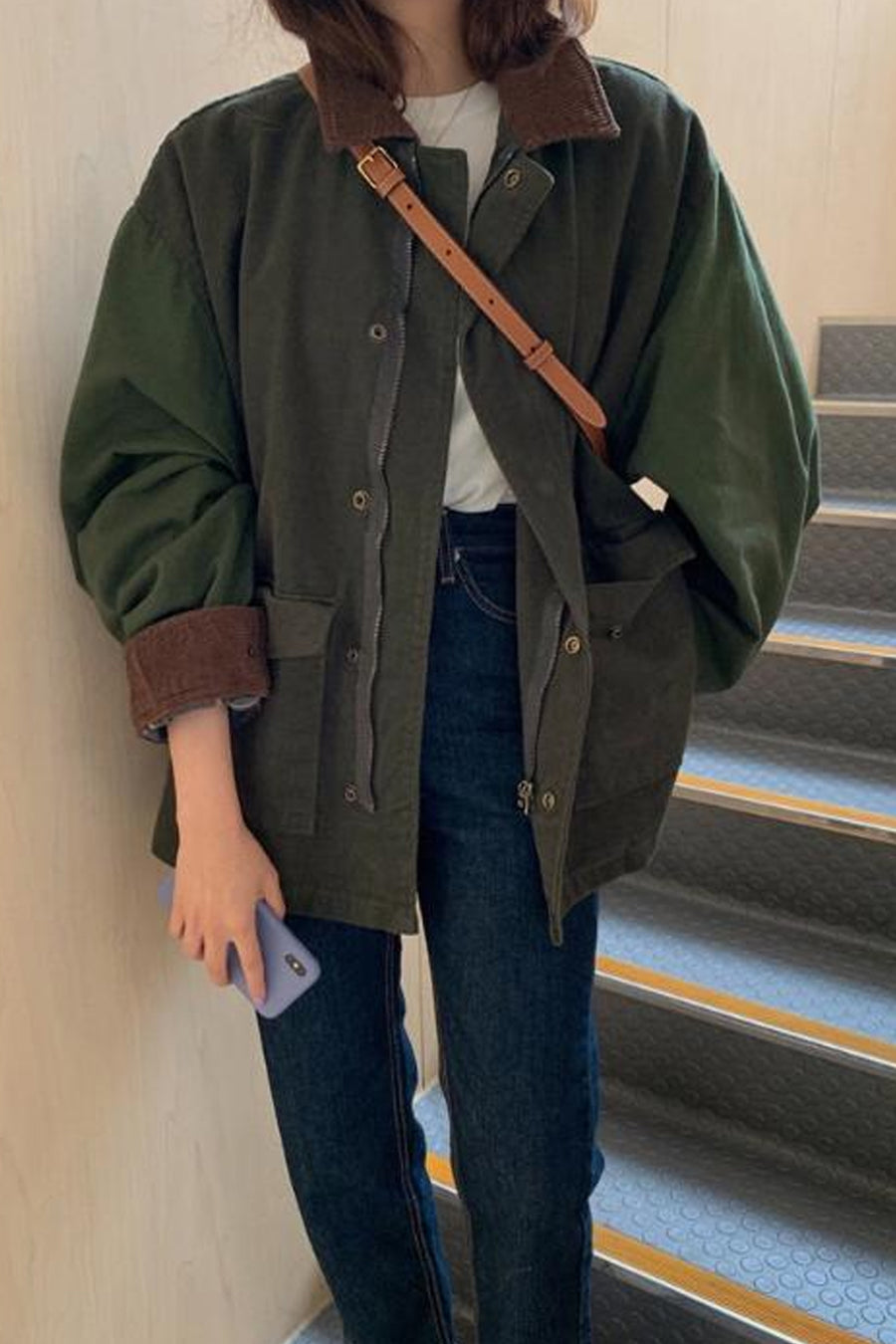 Vintage Turn Down Collar Corduroy Jackets – Tomscloth