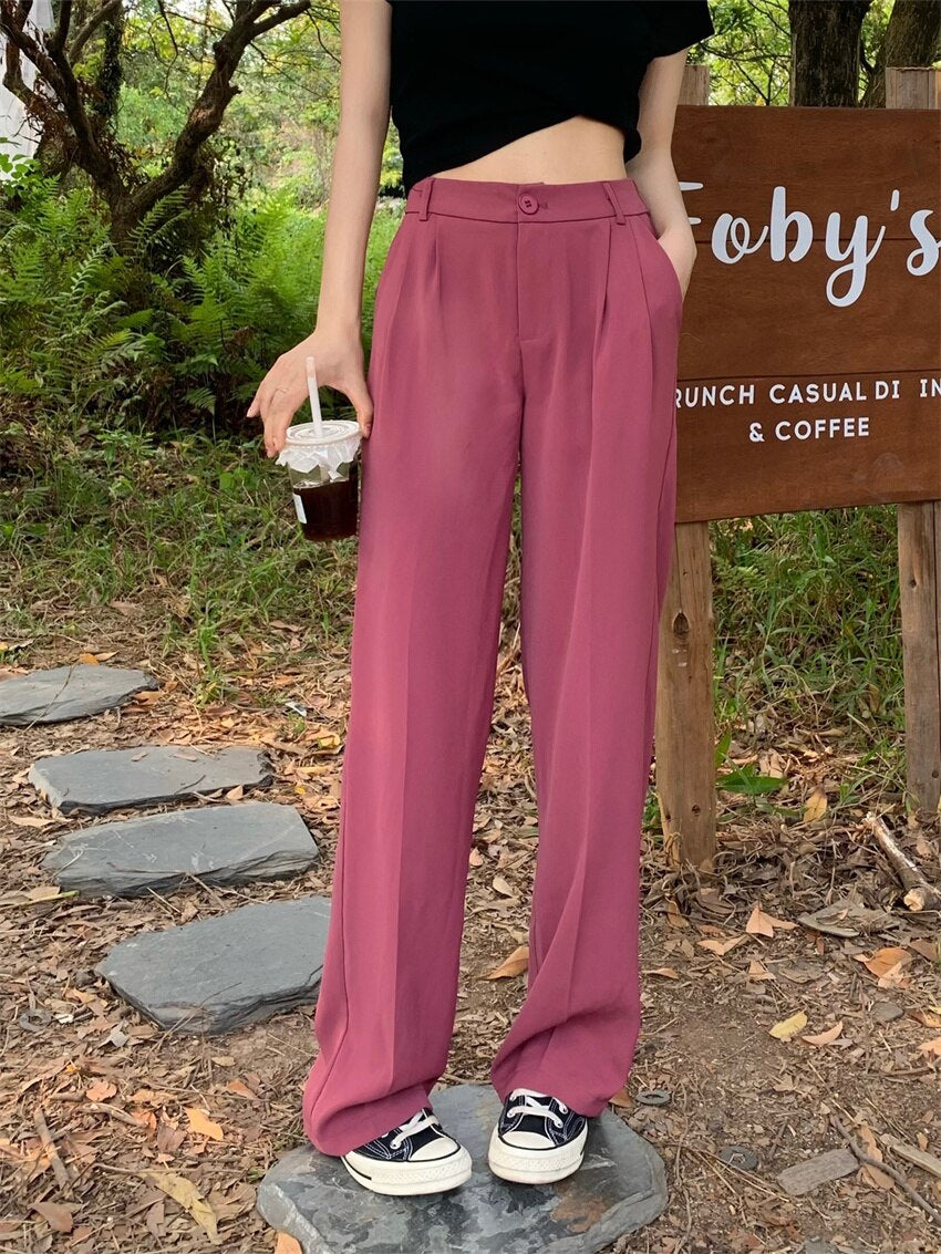 Solid Full Length Basic Long Pants – Tomscloth