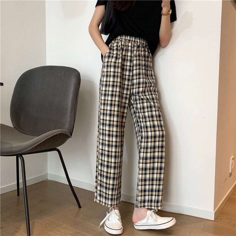 High Waist Colorful Plaid Pants – Tomscloth