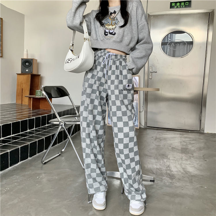 Casual Plaid Checkerboard Jogger Sweatpants – Tomscloth