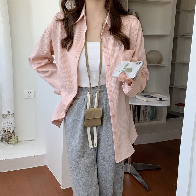 Loose Sun Screen Casual Blouse Shirt – Tomscloth